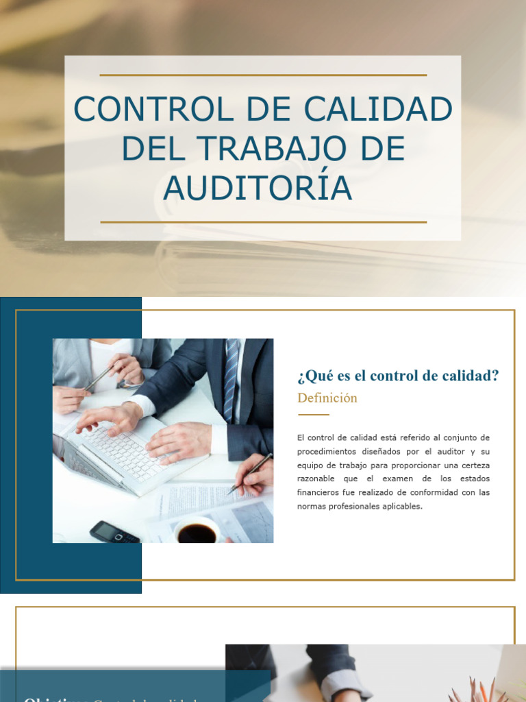 Control de Calidad de La Auditoria | PDF