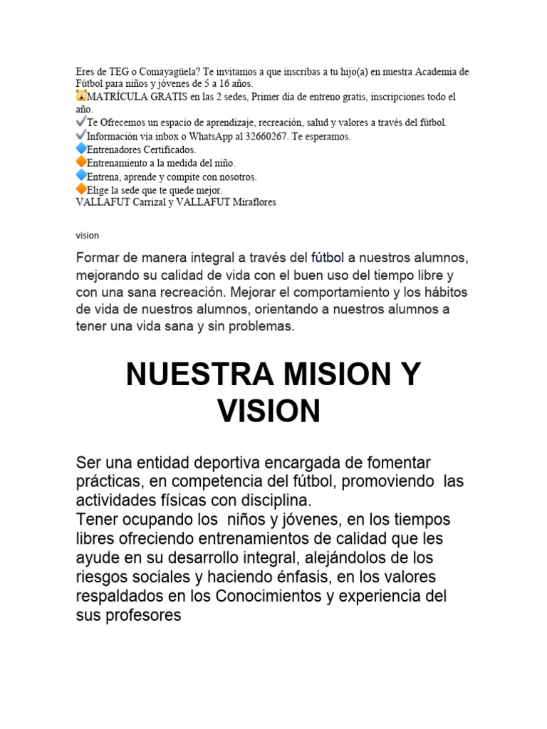 Galaxi Vision y Mision | PDF