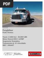 Ficha Técnica Freightliner m2 Volteo de 7 m3 | PDF