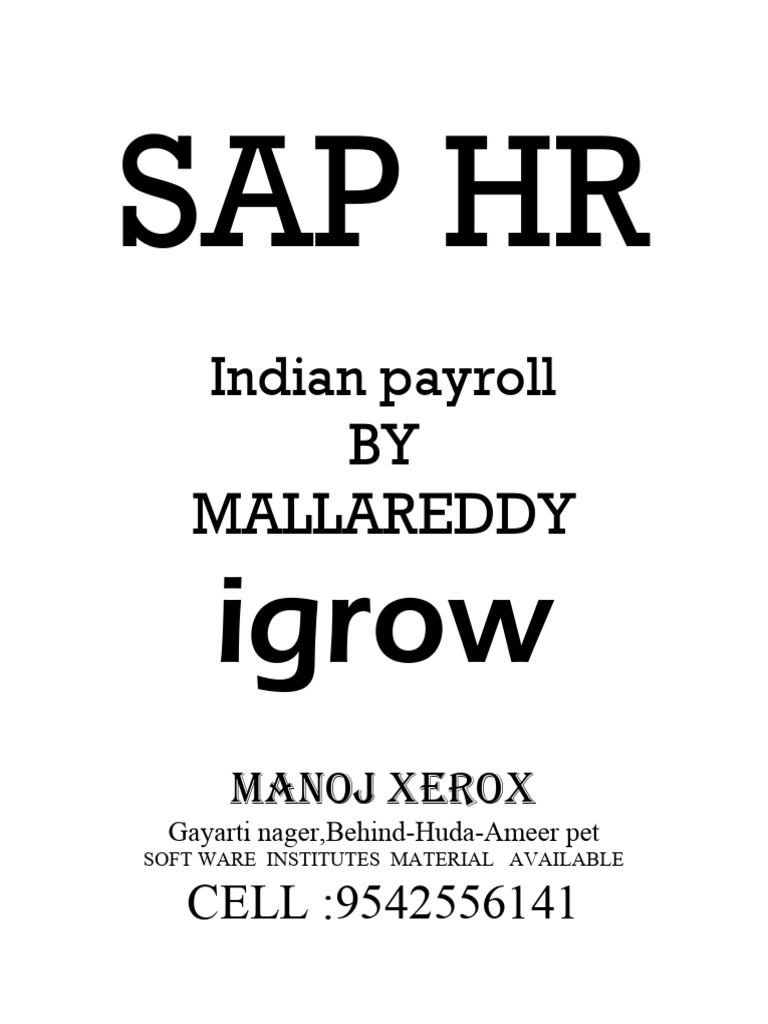 Indian Payroll Process Overview | PDF
