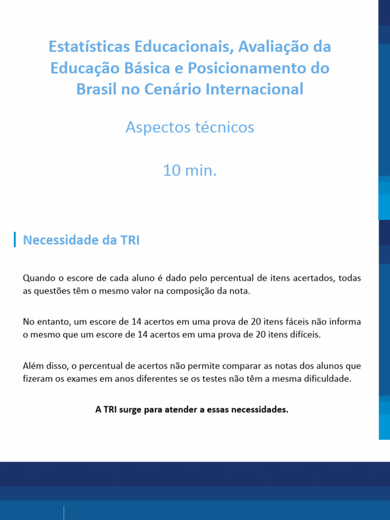 008 m2 Aspectos Tecnicos | PDF | Estatísticas | Pedagogia