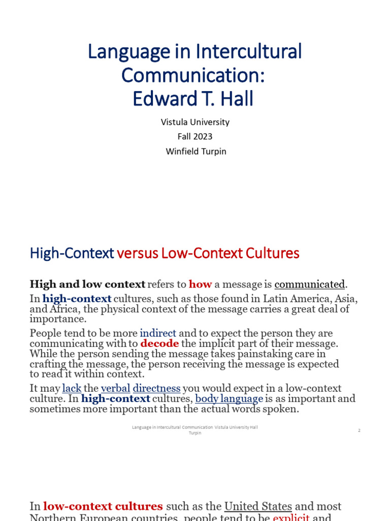 Polychronic vs. Monochronic Cultures | PDF | Communication | Cross ...