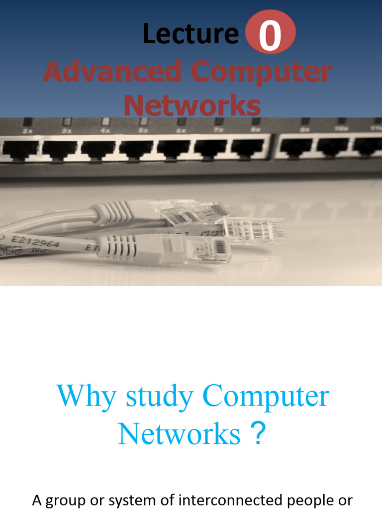 Lecture 1 - Intro To Computer Networks | Download Free PDF | Computer Network | Osi Model