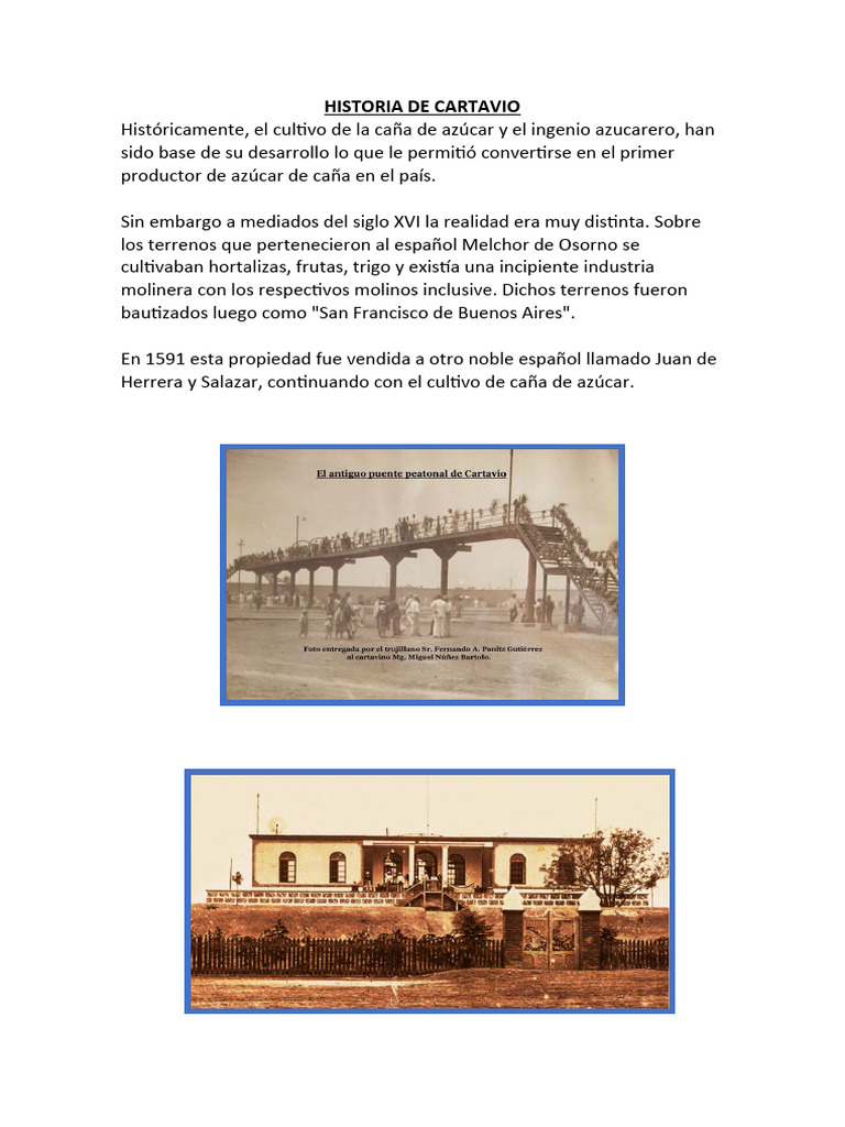 Historia de Cartavio | PDF