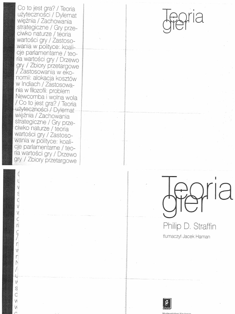 Teoria Gier Straffin 1 153 | PDF