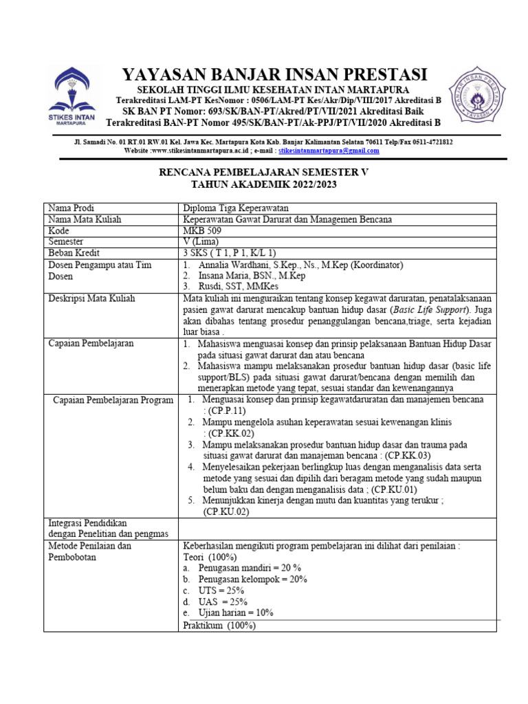 RPS Gadar 2022 2023 | PDF