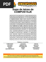 Sopa de Letras: Contaminación Ambiental | PDF | Contaminación ...