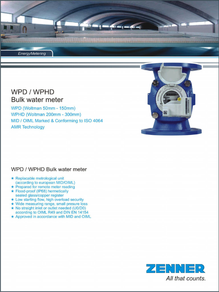 Woltman ZENNER BULK BROCHURE | PDF