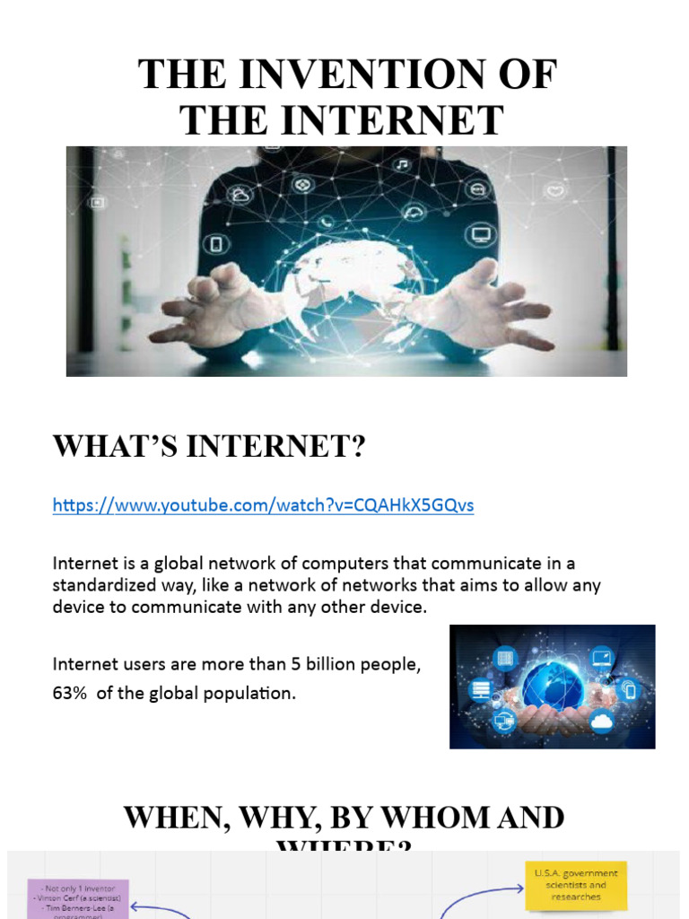 The Invention of The Internet | PDF