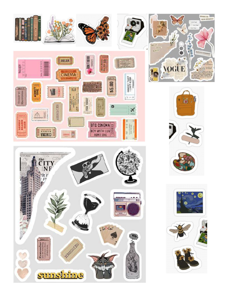 Stickers Cuaderno | PDF