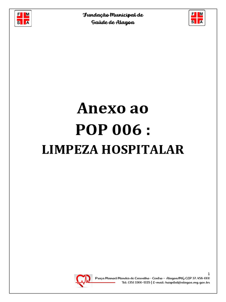 Limpeza Hospitalar Pdf