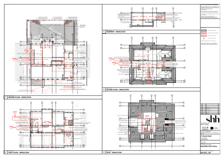 (907)011_C02 Demolition Floor Plans (AI 006) | PDF