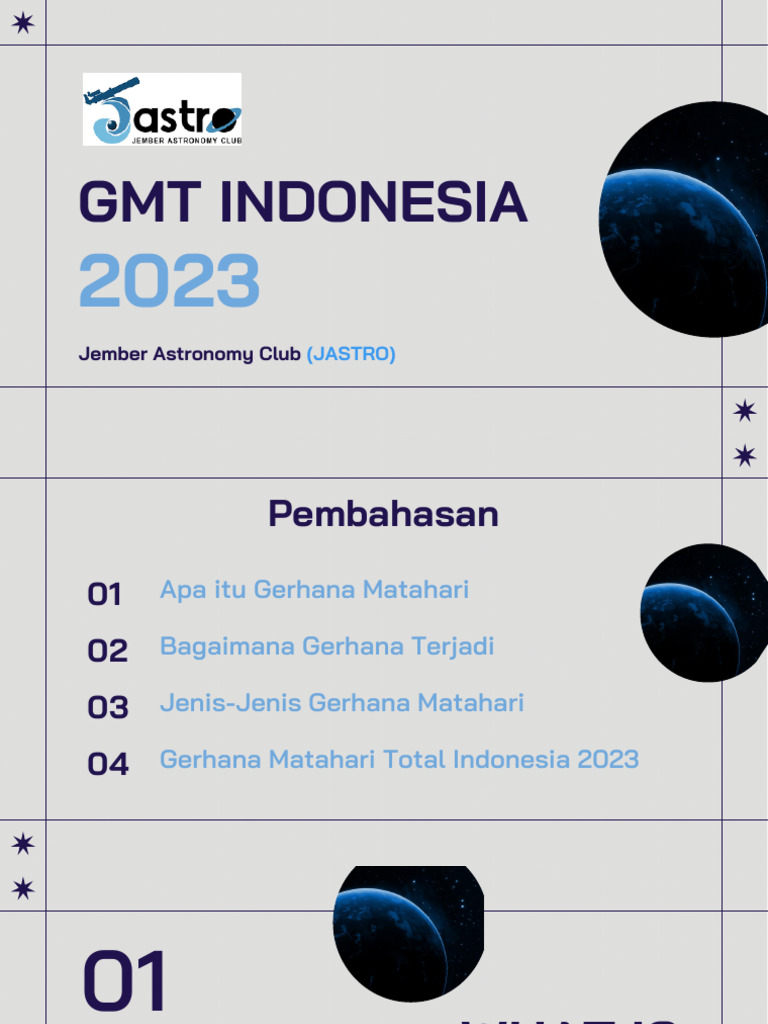 Gerhana 2023 JASTRO | PDF