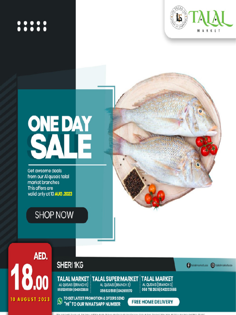 Talal Market 10-08-2023 Daily Offer Al Qusais | PDF Talal Market 10-08-2023 Daily Offer Al Qusais | PDF