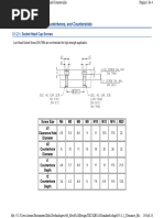 Clearance Hole Chart | PDF | Screw | Tools