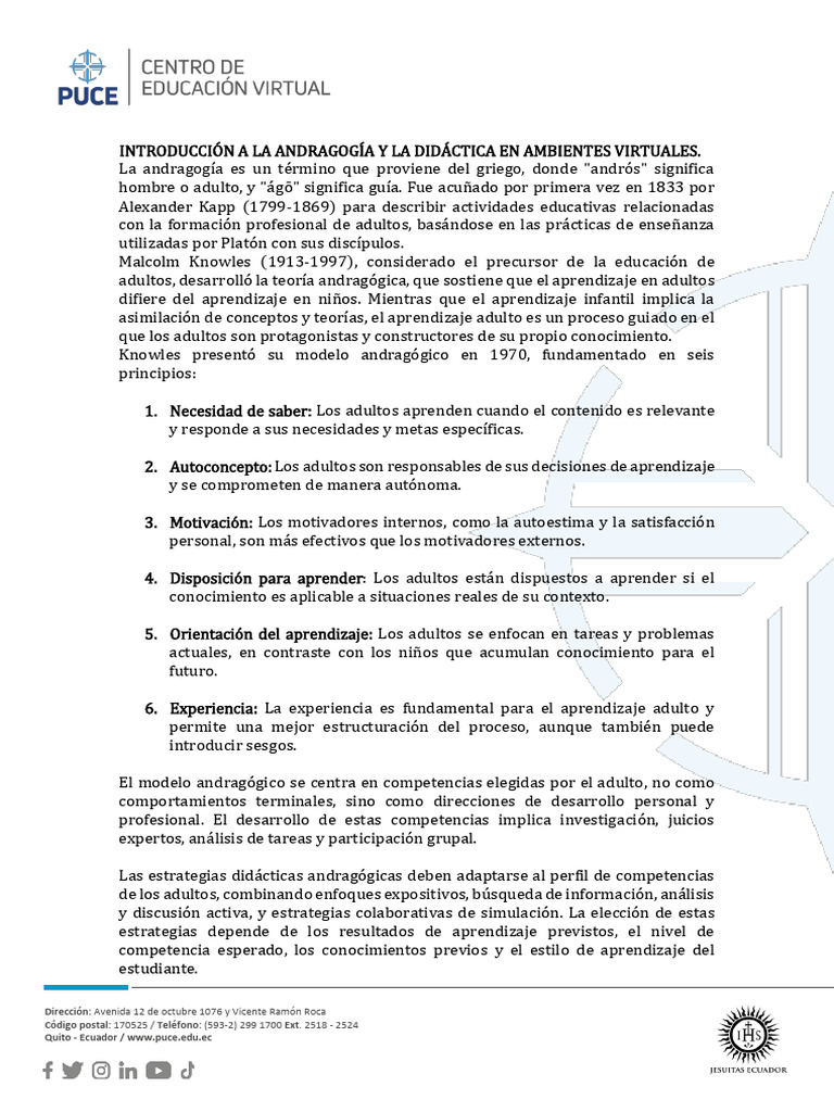 Andragogía_recursos_básicos | PDF