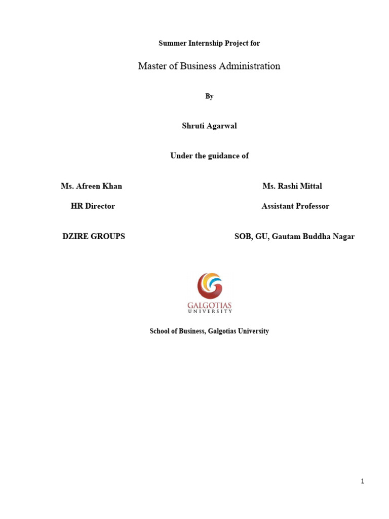 Sample SIP FORMAT | PDF | Human Resource Management | Human Resources