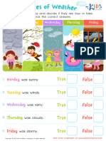 Grade 1 Physical Science States of Matter Worksheet | PDF