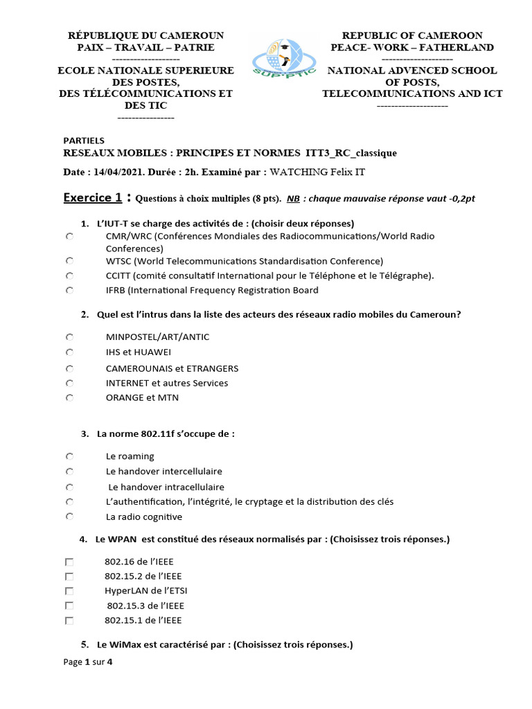 Partiel 2021 Alt | PDF