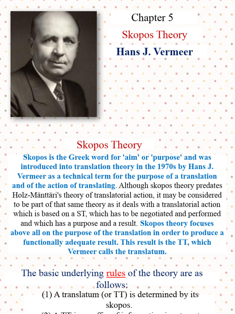Skopos Theory | PDF | Cognitive Science | Human Communication