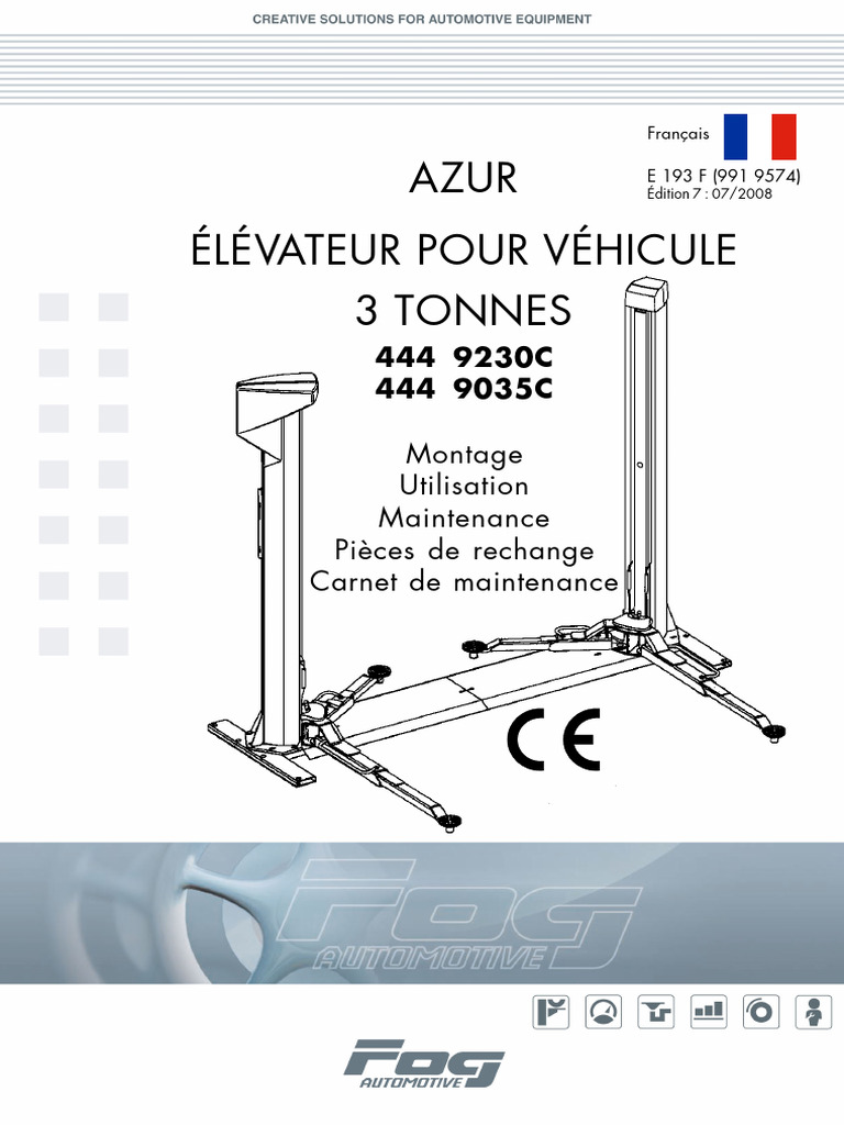 Notice De Montage Pont Fog 2 Colonnes 449