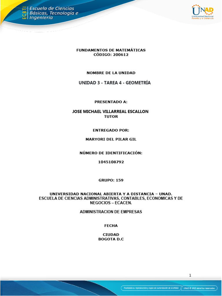 Borrador Matematicas Uni 4 | PDF