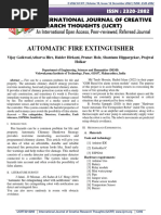 Automated Fire Extinguisher System | PDF | Fires | Automation