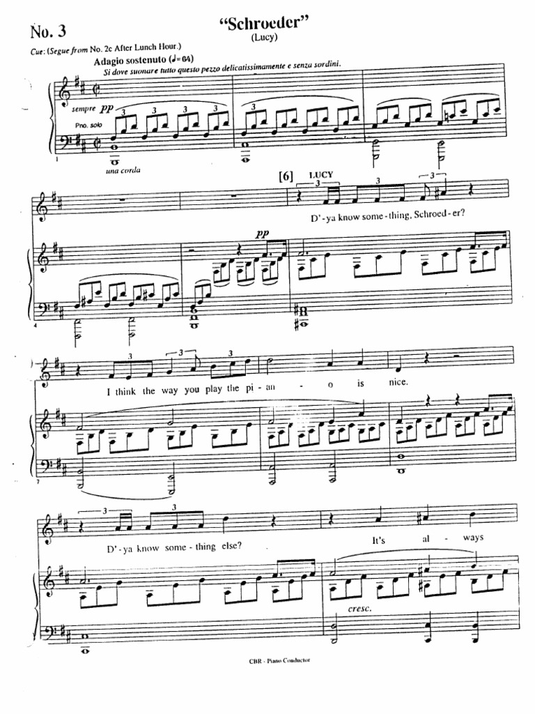 Schroeder Sheet Music | PDF