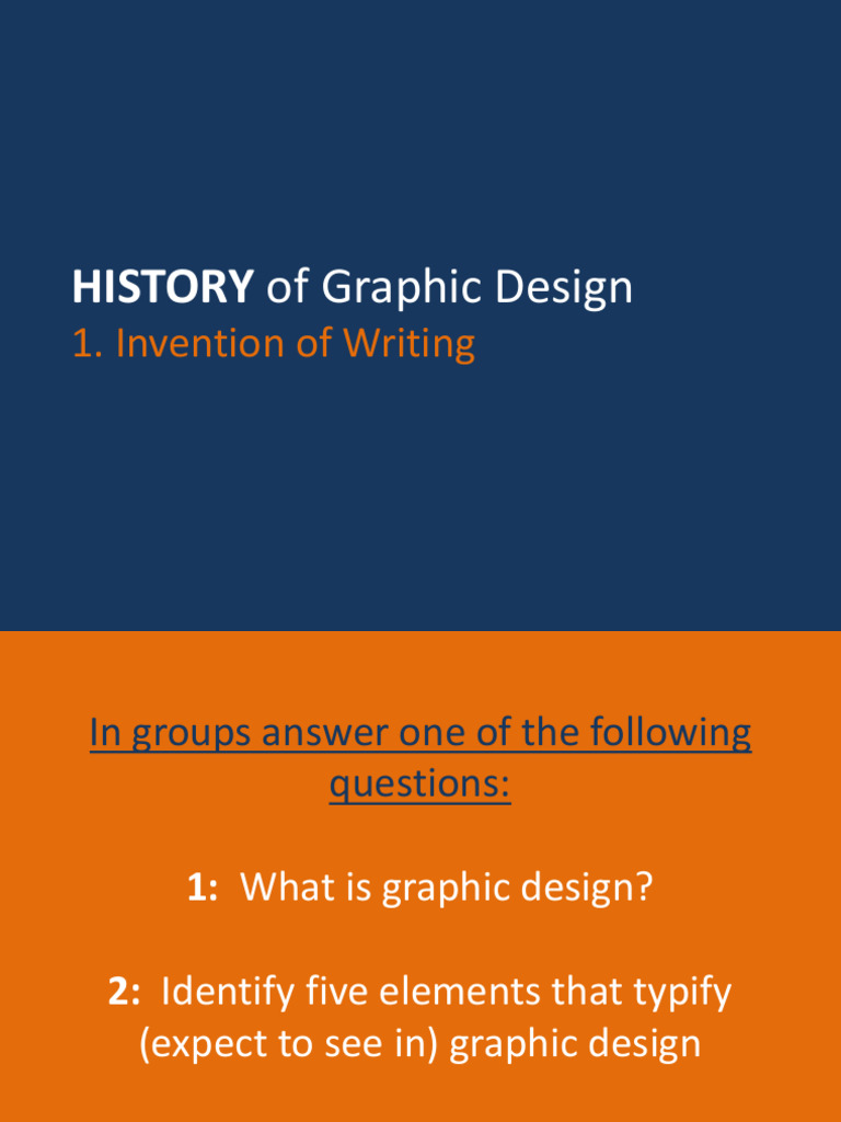 Evolution of Graphic Design History | PDF