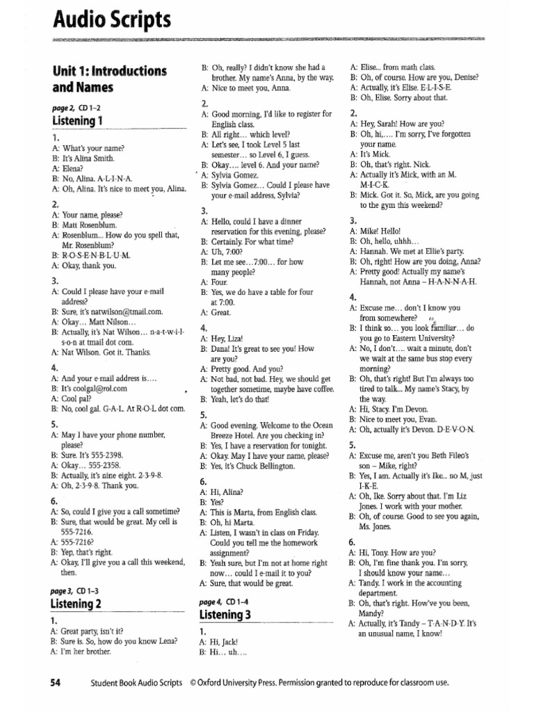 Tactics Audio Scripts Advanced | PDF