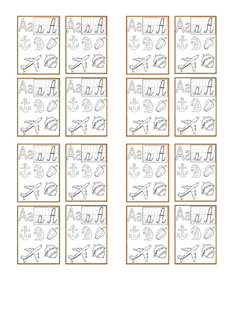 LITERE DE MANA PENTRU CAIETE | PDF