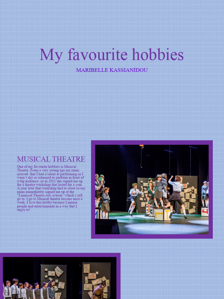 My Favourite Hobbies 3 | PDF My Favourite Hobbies 3 | PDF