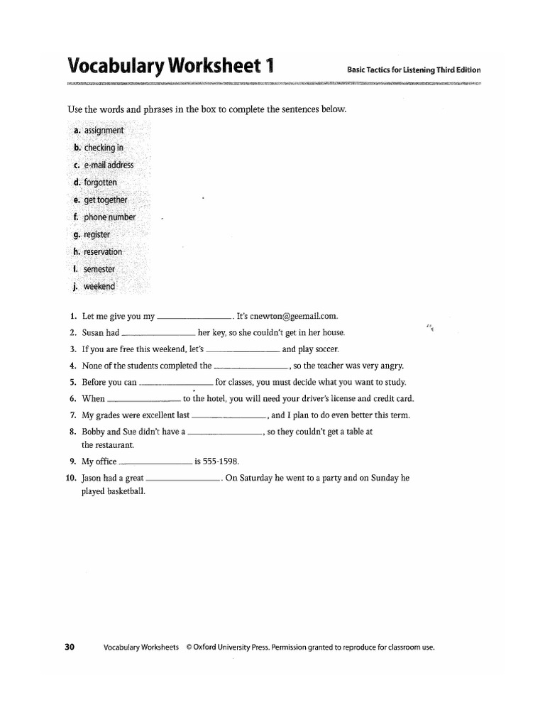 Worksheet Advanced | PDF