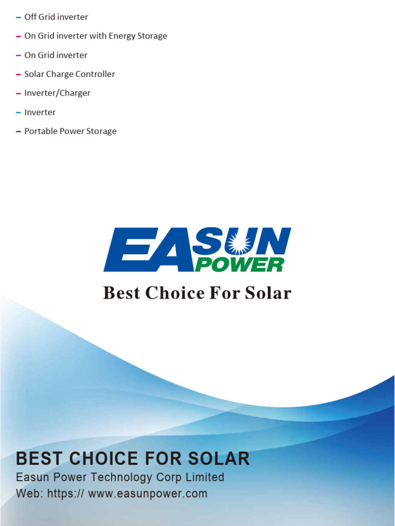Inverter Easun | Download Free PDF | Power Inverter | Battery Charger