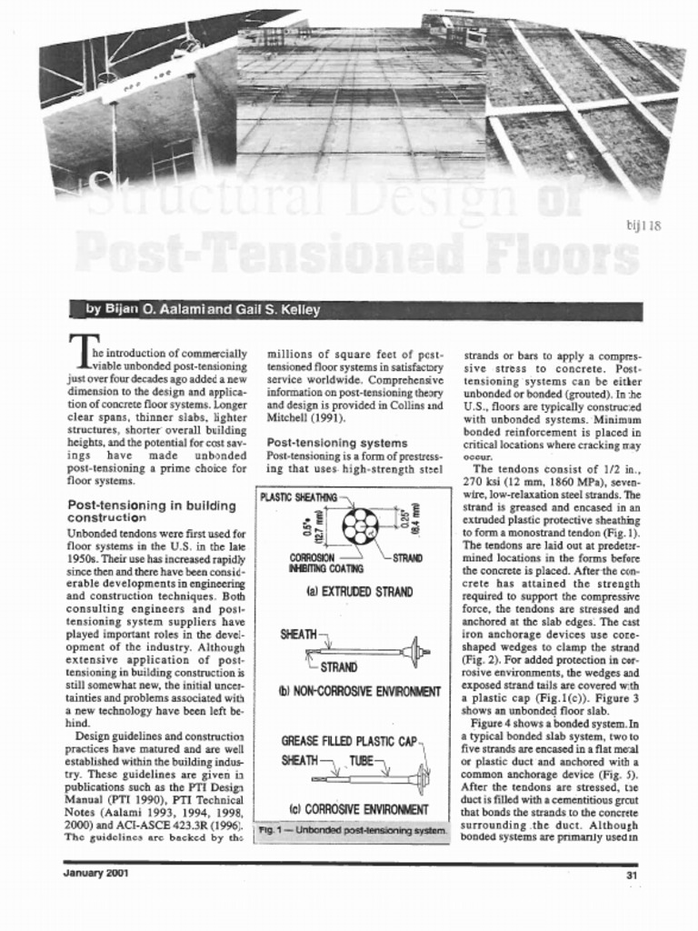 Design of PT Structure | PDF