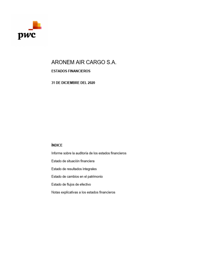 ARONEM Infome Auditado | PDF | Auditoría | normas internacionales de ...