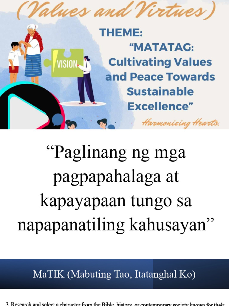 Values Month - Sy2023 2024 | PDF