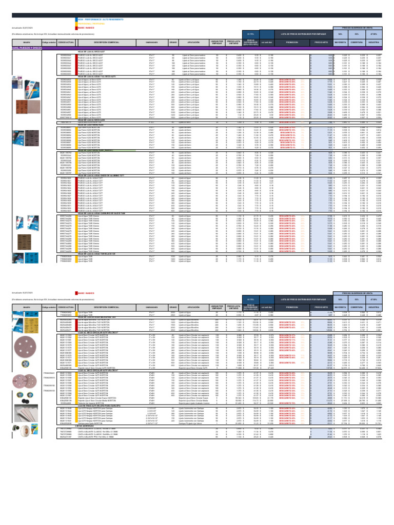 Norton Septiembre - 2023 Nva (Lijas) | PDF