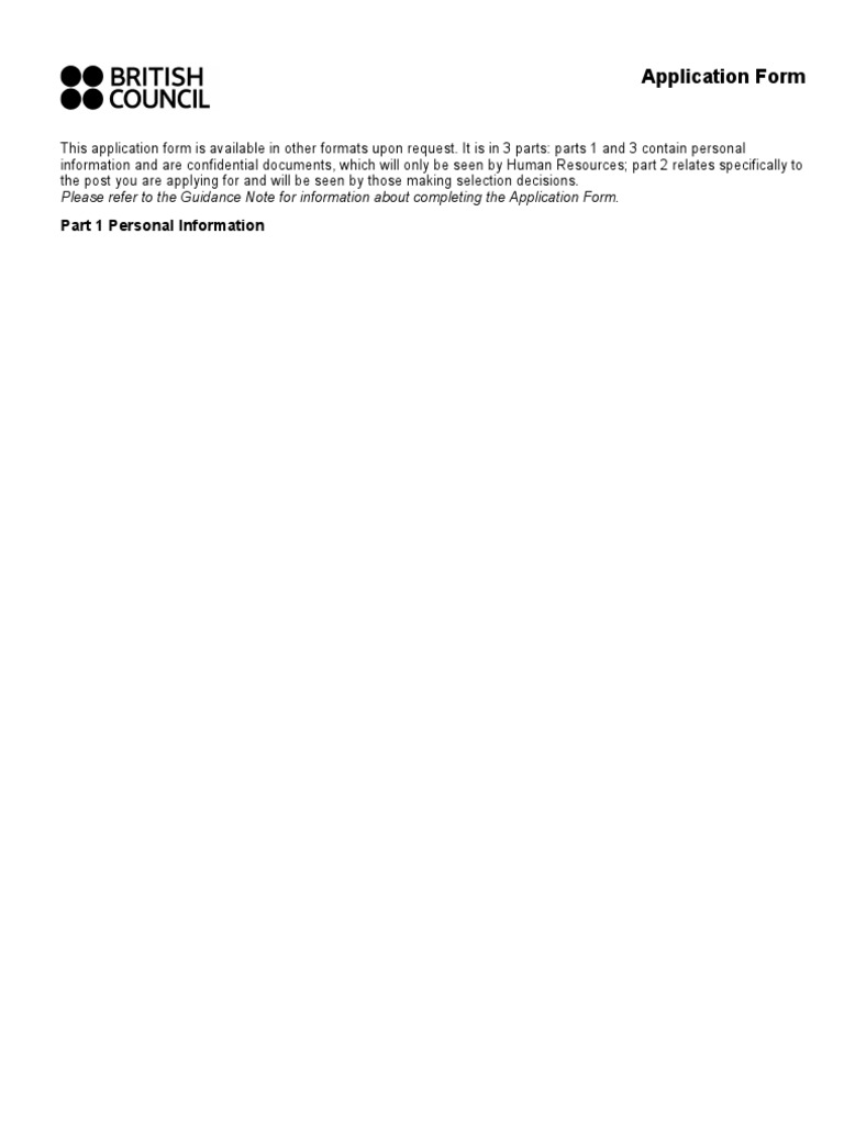 Africa External Application Form | PDF | Recruitment | Race And ...