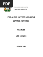 Grade 10 Life Sciences Notes | PDF | Osteoarthritis | Bone