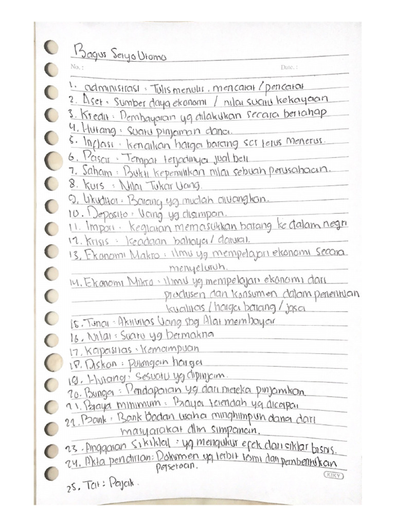 Bagus Setyo Utomo B.indo | PDF