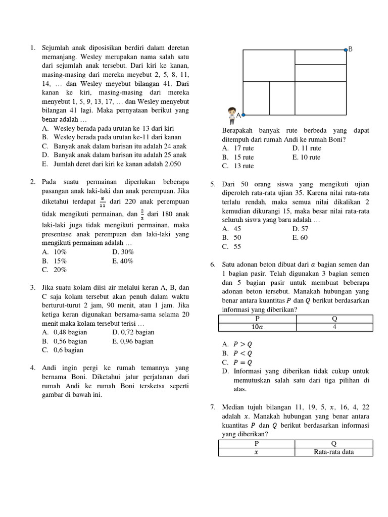 Soal SNBT PK PM PU 01112023 | PDF