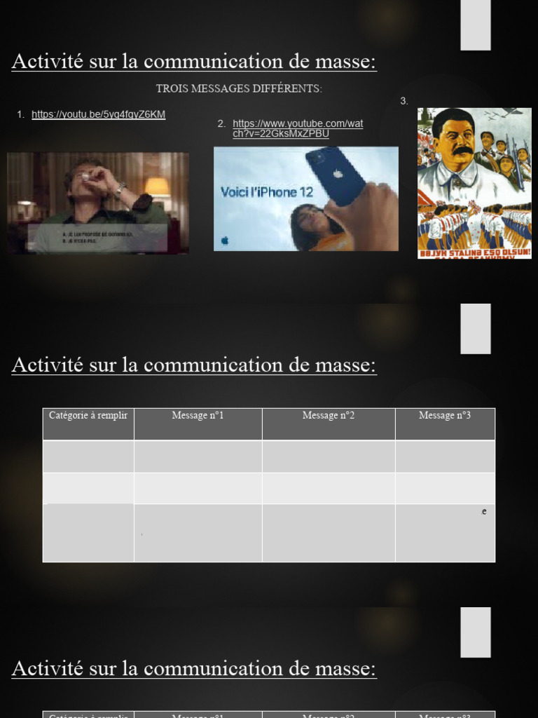 Communication de Masse | PDF
