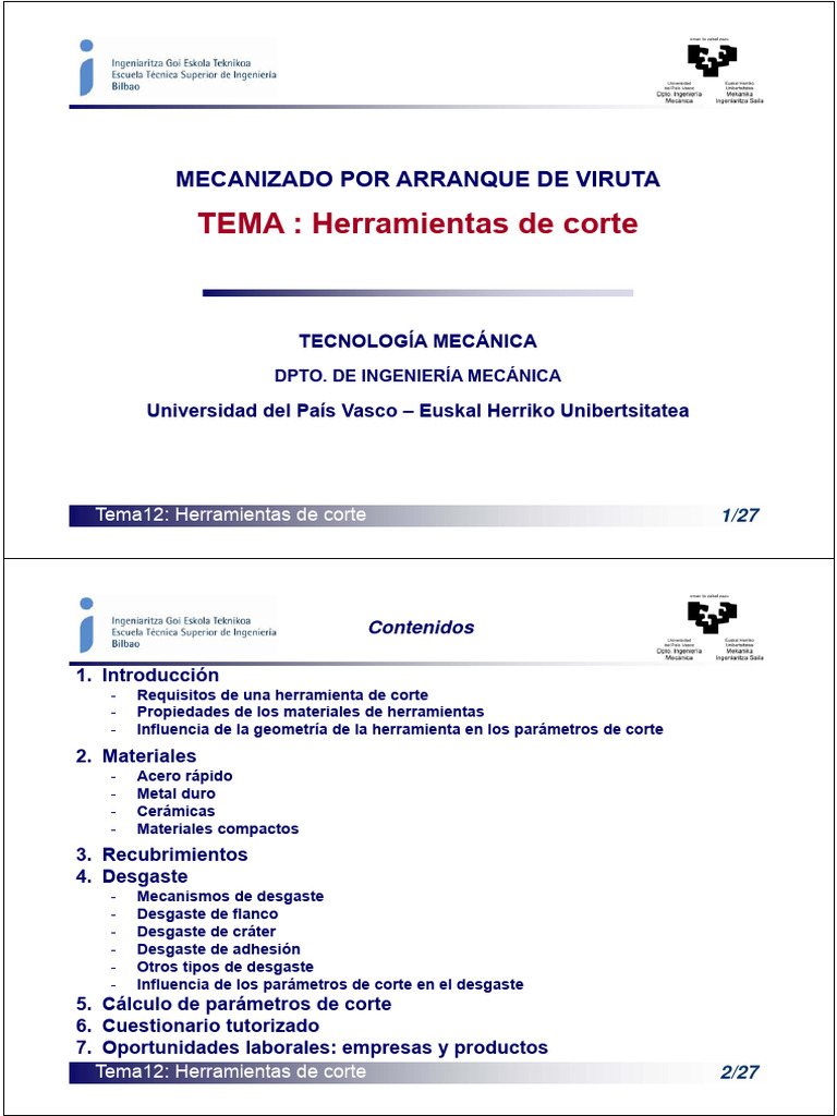 T12 - Htas de Corte (Modo de Compatibilidad) | PDF | Acero | Rieles