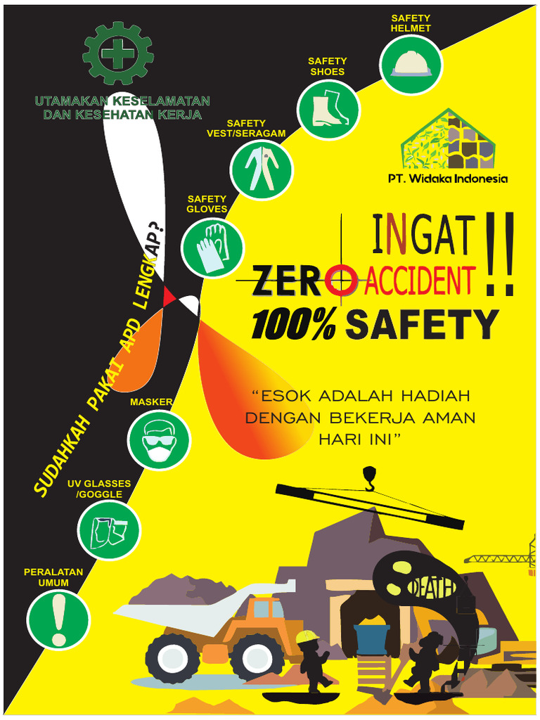 Poster K3: Utamakan Keselamatan Kerja | PDF