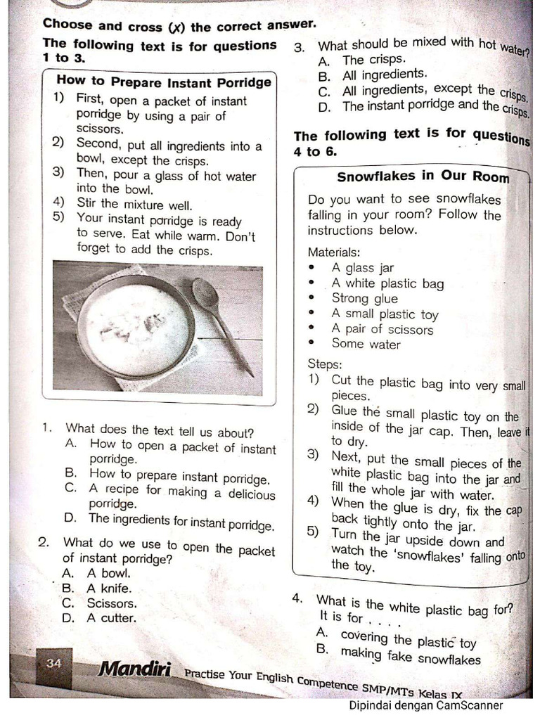 Procedure Text Kelas 9 | PDF