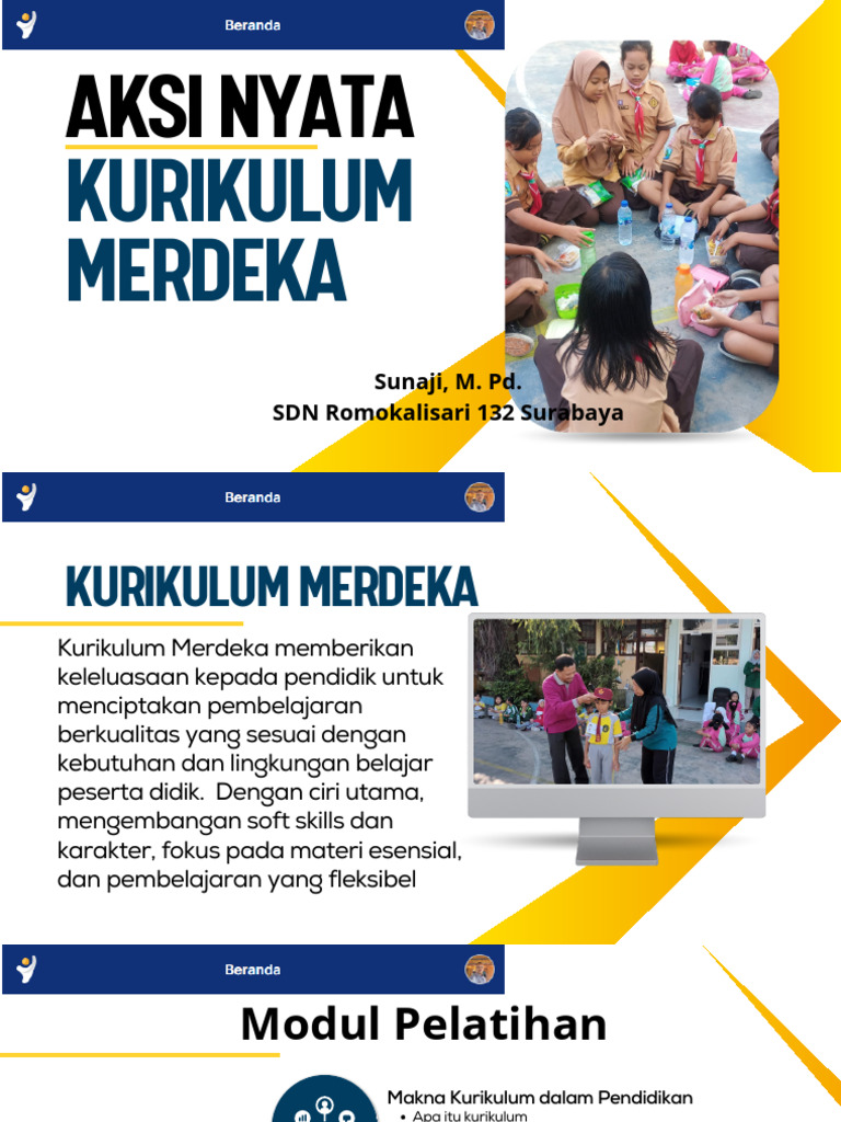 Aksi Nyata Kurikulum Merdeka PMM | PDF
