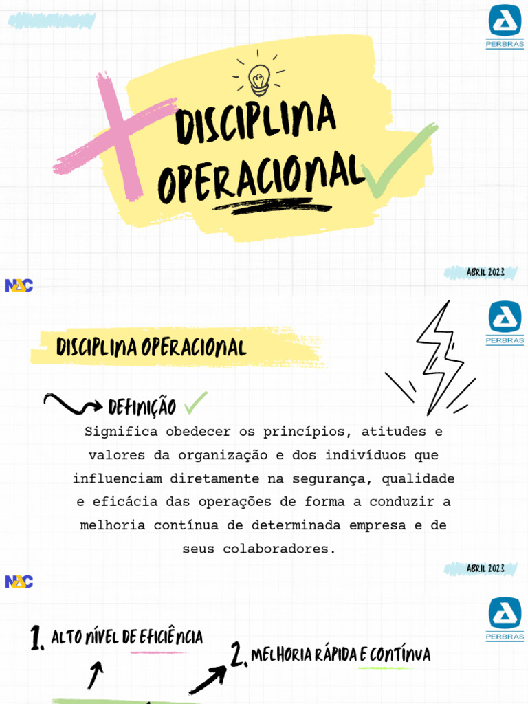 Campanha Disciplina Operacional 2023 | PDF