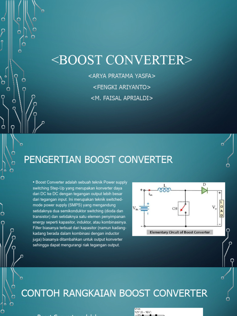 Boost Converter | PDF