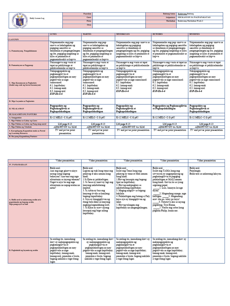 Q2-Week2-Dll Esp 2 | PDF Q2-Week2-Dll Esp 2 | PDF